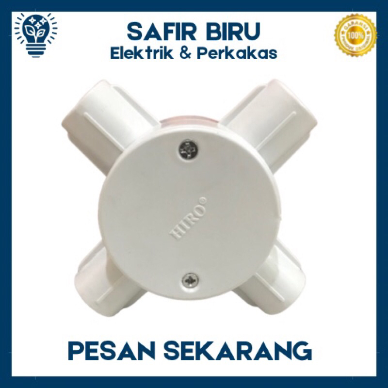 T Box 4 Prong PVC Electrical Connection Box Model X Hiro Junction Box 4 ...