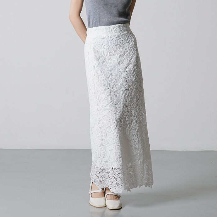 This Is April Women's Long Skirt Eid Hijab Friendly Maxi Embroidery ...