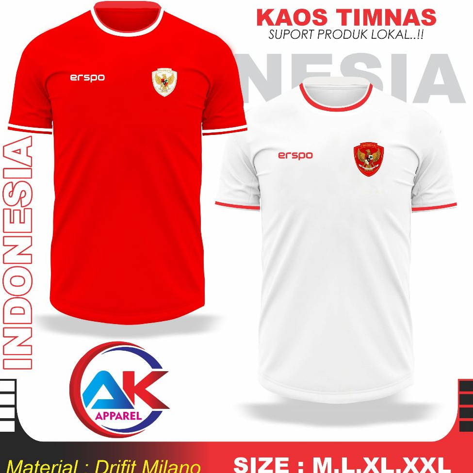 MEN'S T-SHIRTS Garuda Indonesia National Team Jersey Tops Latest Futsal ...