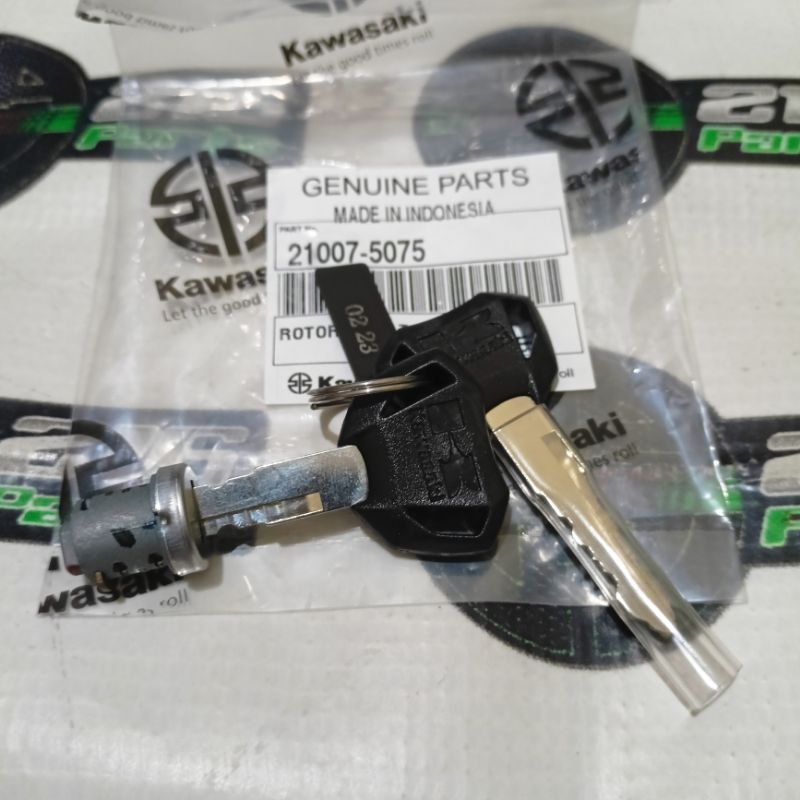 Tank lid lock Rotor KLX 150 250 D-TRACKER 150 250 Original Kawasaki ...