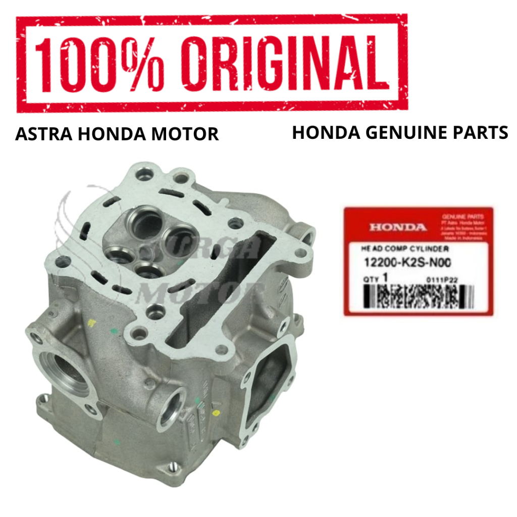 Cylinder Head Block Comp Vario 160 K2S ADV PCX Stylo Original Honda AHM ...