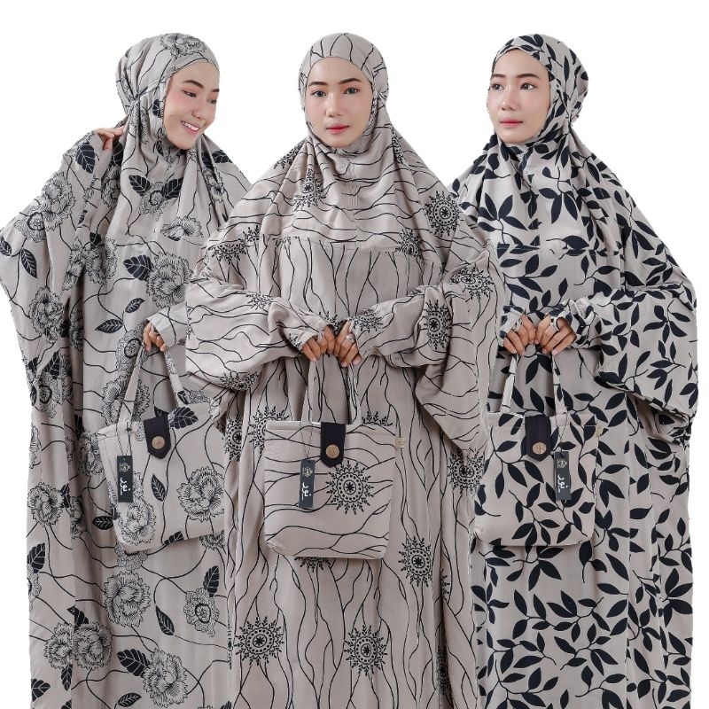 Nurhd Hadramaut Syari Milo 5 Prayer Robe Telekung Rayon | Shopee Malaysia