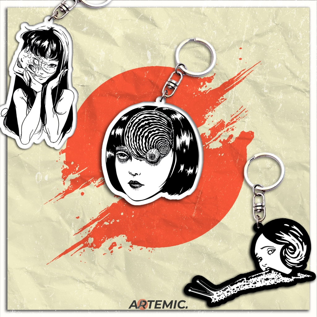 2 sided Acrylic Keychain | Aesthetic Ganci | Anime | Uzumaki Junji Ito ...