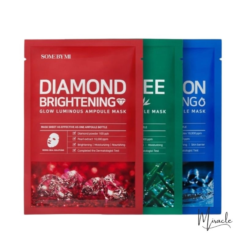 SOMEBYMI Tea Tree Calming Glow Luminous Ampoule Sheet Mask / Hyaluron ...