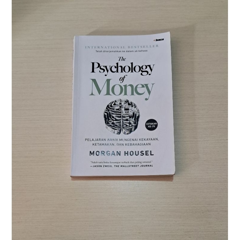 The PSYCHOLOGY OF MONEY - MORGAN HOUSEL | Shopee Malaysia