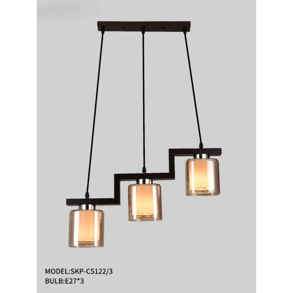Sl5122-3 MODERN MINIMALIST GLASS STAIR DECORATIVE HANGING LAMP TERRACE ...