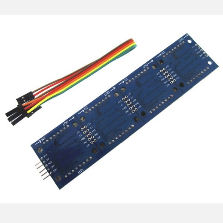 Max7219 dot led matrix microcontroller module 4 in 1 Display 5P Line | Shopee Malaysia