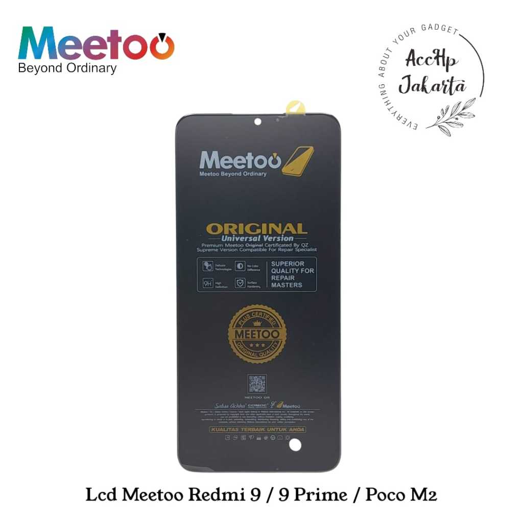 Lcd Touchscreen Redmi 9 Redmi 9 Prime Poco M2 Meeto Black Original ...