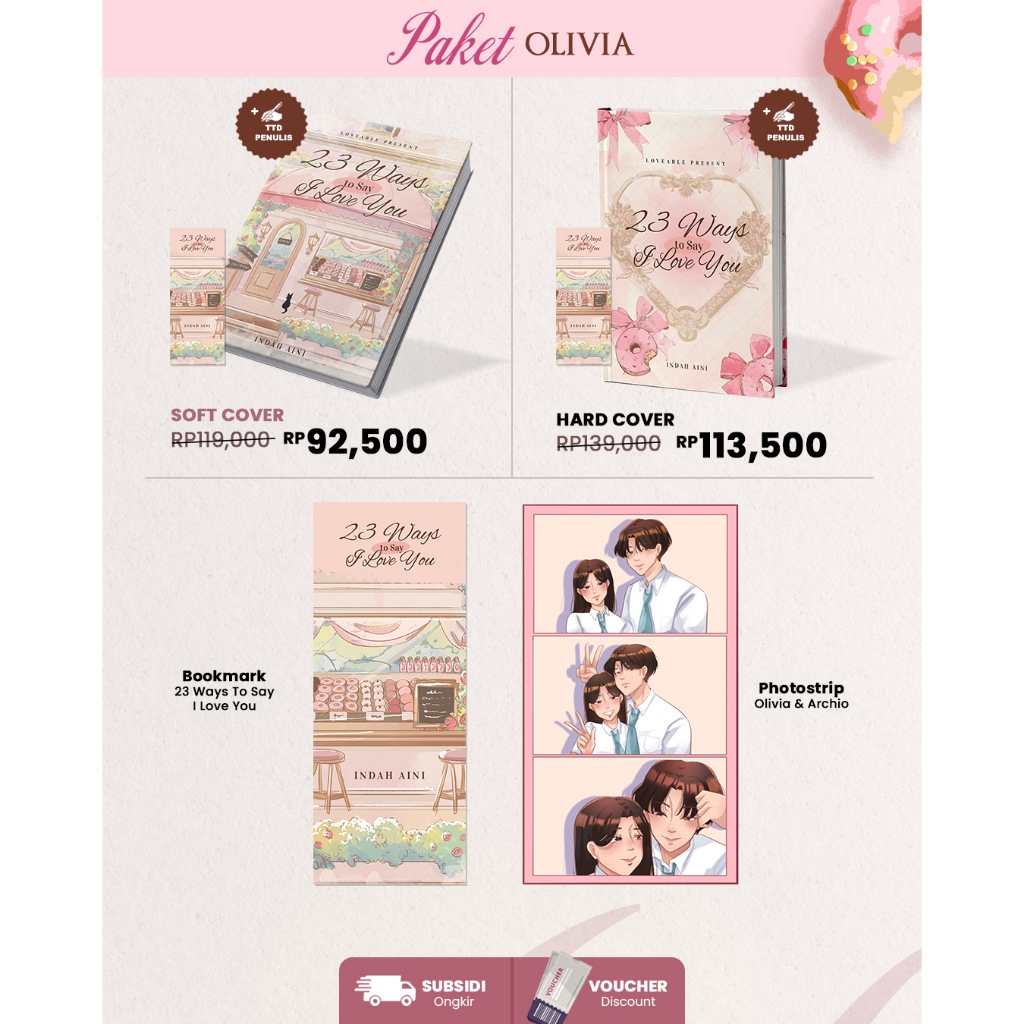 Novel 23 Ways to Say I Love You + TTD - Indah Aini | Shopee Malaysia