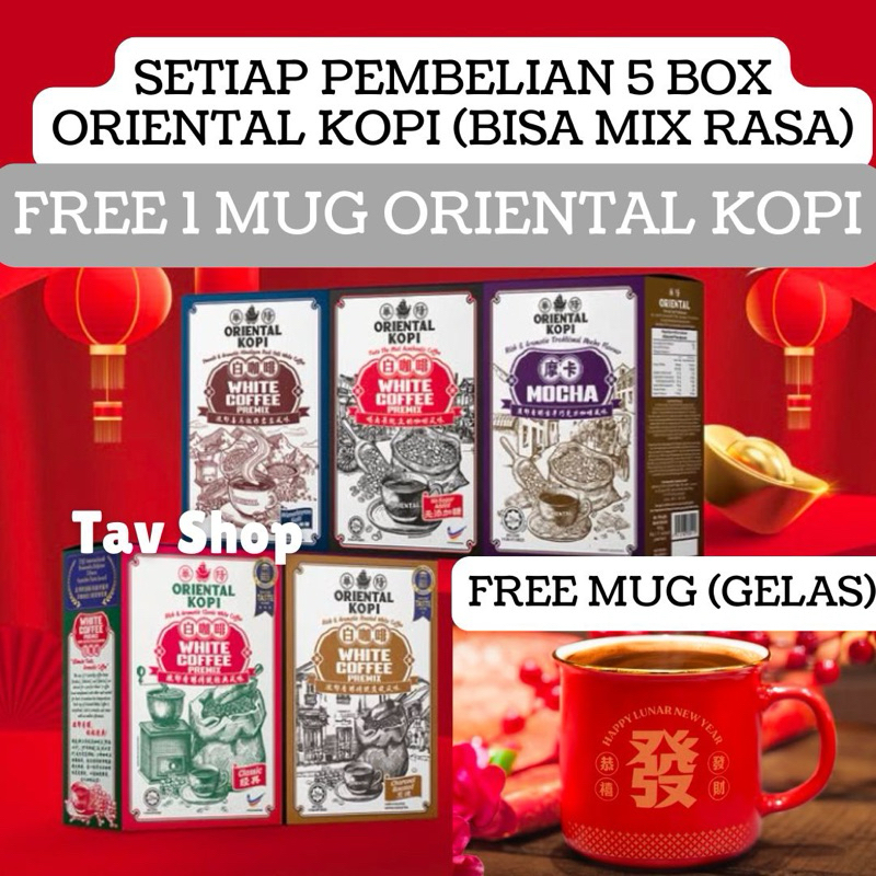 [Ready] Oriental Kopi White Coffee Malaysia [1 Box 10 Sachets] | Shopee ...