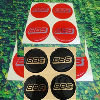 Bbs Embossed Cutting Sticker for 55mm Car Racing Rim Covers | Shopee ...