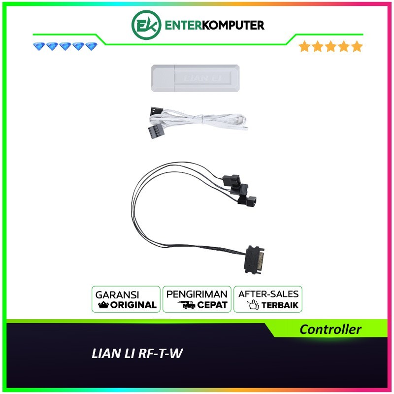 Lian LI RF-TW White L-Wireless Controller - Controller for All LIAN LI ...