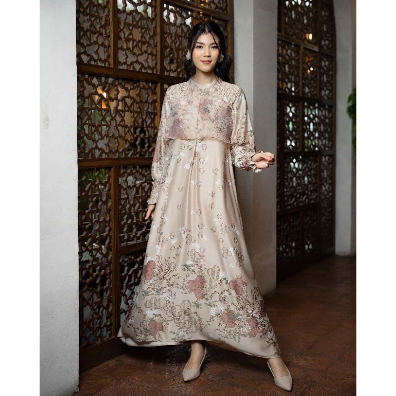 MAYOUTFIT RAYA COLLECTION Tea House - Cytrus Maxidress CHOCO | Shopee ...