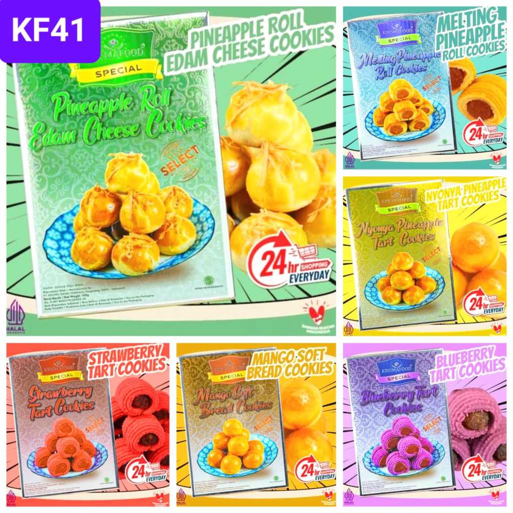 Krisma Food Nastar Box Series 160gr - Eid Cookies - Eid Al-Fitr Parcel ...