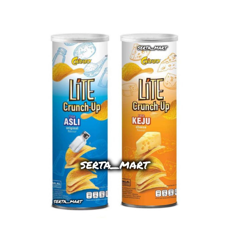 Chitato Lite Crunch Up - Original 110gr Canned Potato Chips / Cheese ...