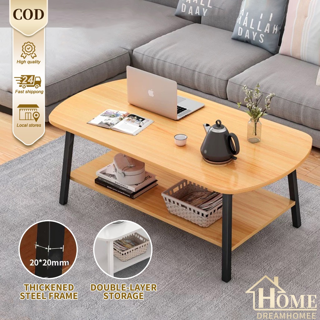 KAYU 2 Tier Guest table Living Room Center table Coffee table Wooden ...