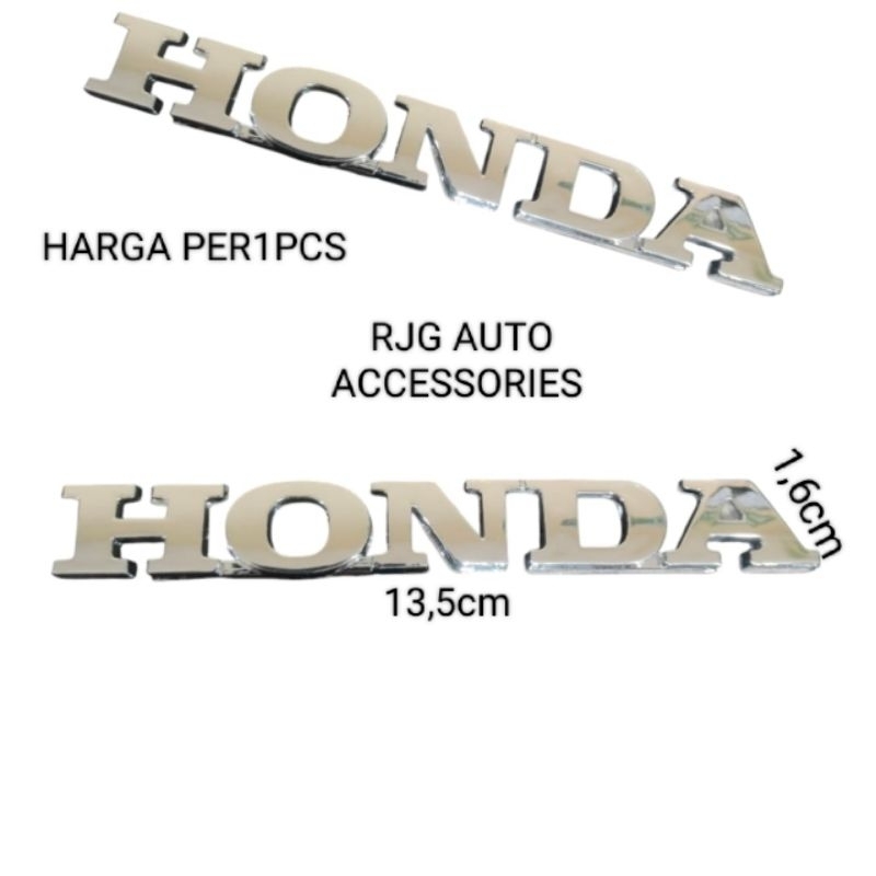 Honda CHROME WRITING LOGO EMBLEM FOR HONDA MOTORCYCLE | Shopee Malaysia