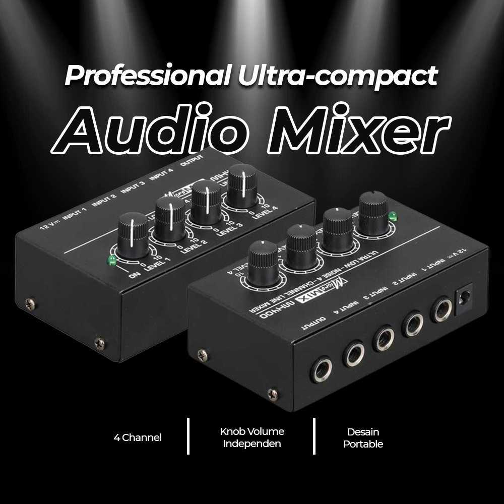 Mixer Amplifier mic terminal 4 channels mic connection 4 inputs 1 ...