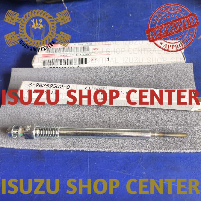 Plug GLOW ISUZU DMAX MUX 1.9 1900CC RZ4E ORIGINAL GENUINE | Shopee Malaysia