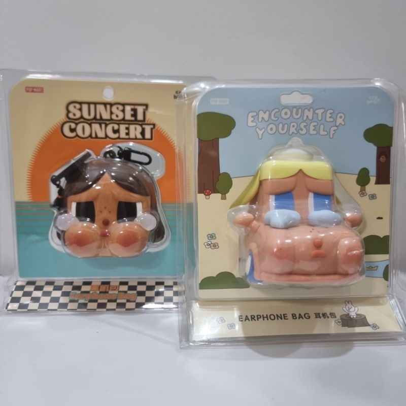Pop MART EARPHONE BAG CRYBABY CRYING AGAIN SUNSET CONCERT SKULLPANDA ...