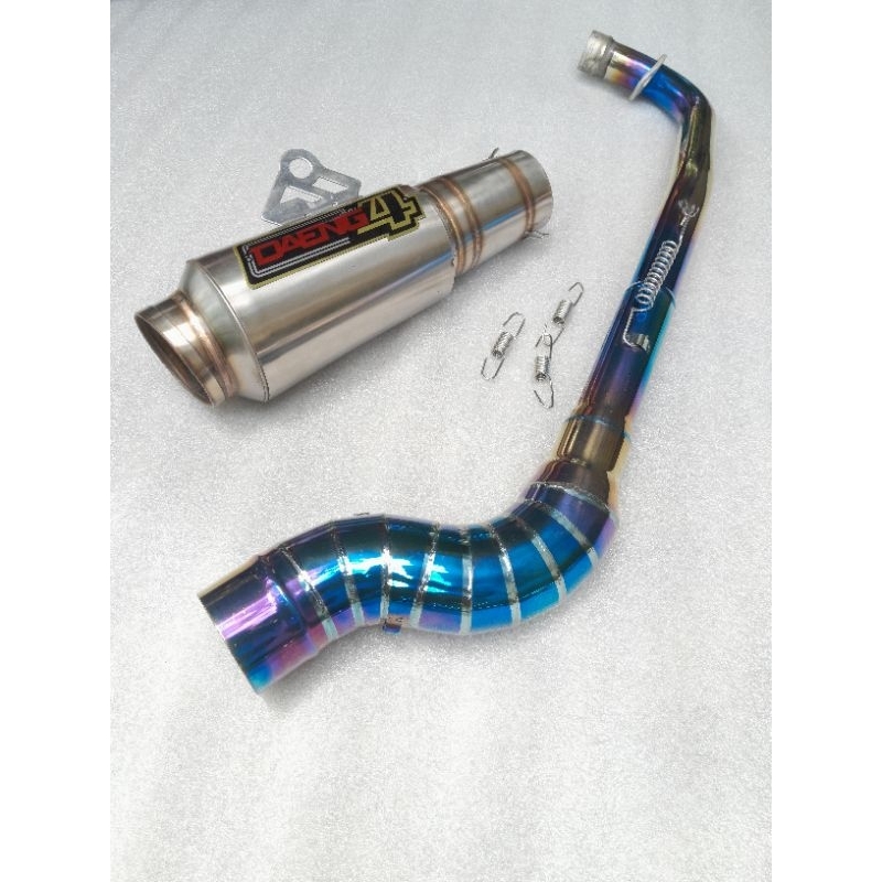 Daeng sai4 Pipe canister conical open specs exhaust Pipe for Wave 125 ...