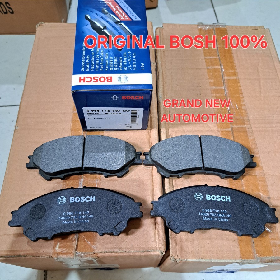 Original BOSCH MITSUBISHI XPANDER FRONT BRAKE PADS | Shopee Malaysia