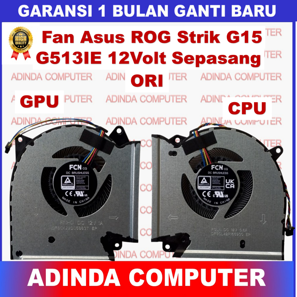 Fan Asus ROG Strix G15 G513 G513QC G513QE G513QM G533Q G713QC G713QE ...
