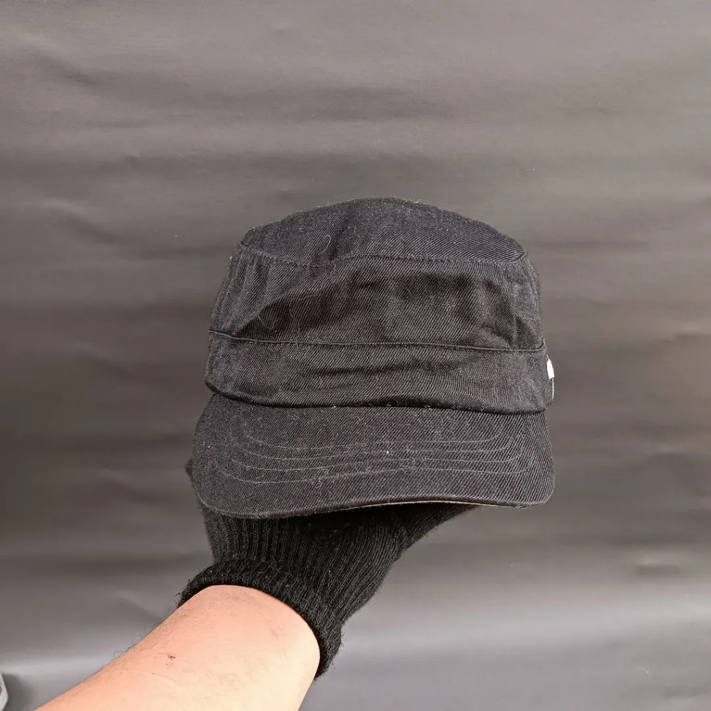 Commando Cap Cadet KANGOL Championship Army Black Hat Size SM | Shopee ...