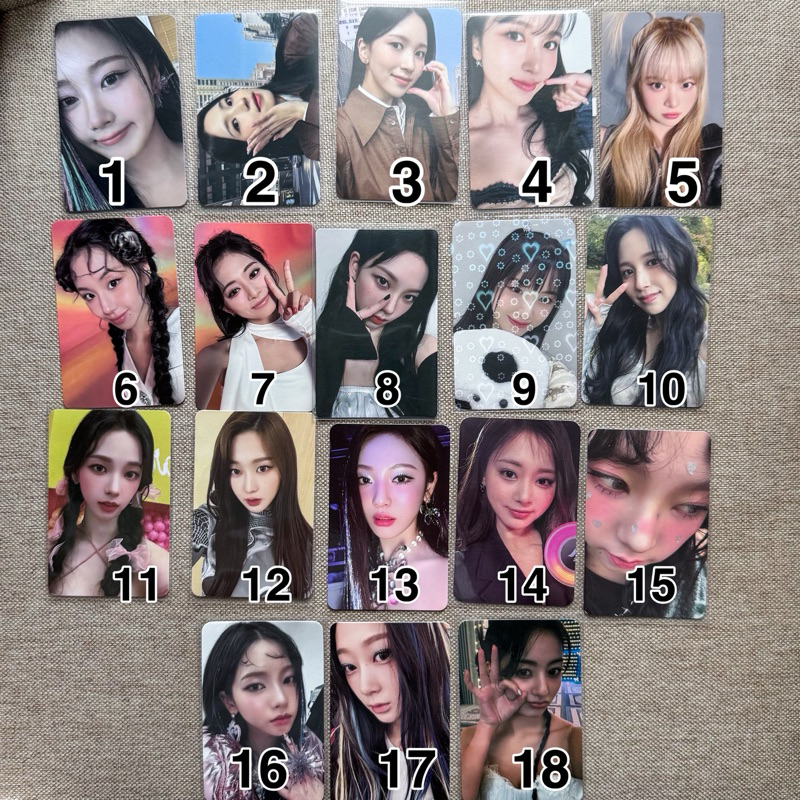 - Official Photocard Aespa Twice Nmixx Karina Ningning Giselle Jiwoo Mina Tzuyu Chaeyoung ...