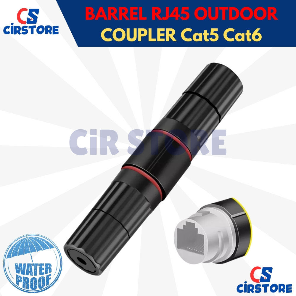 Rj45 Barrel Lan Network Connection Ethernet Extension Waterproof Barrel ...