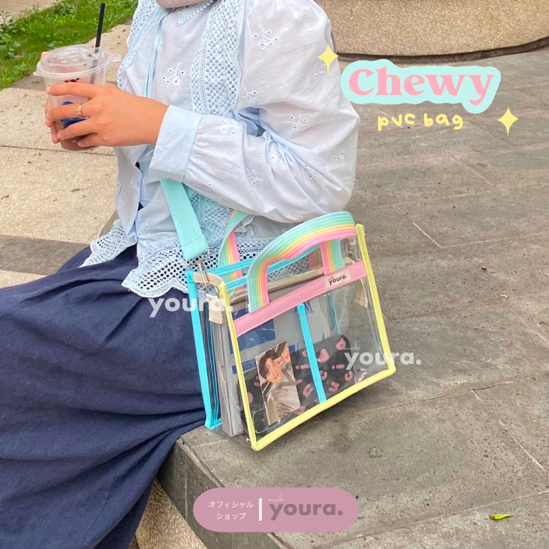 Chewy PVC Bag | PVC Sling Bag | TRANSPARENT PVC BAG | Kpop Concert Bag ...