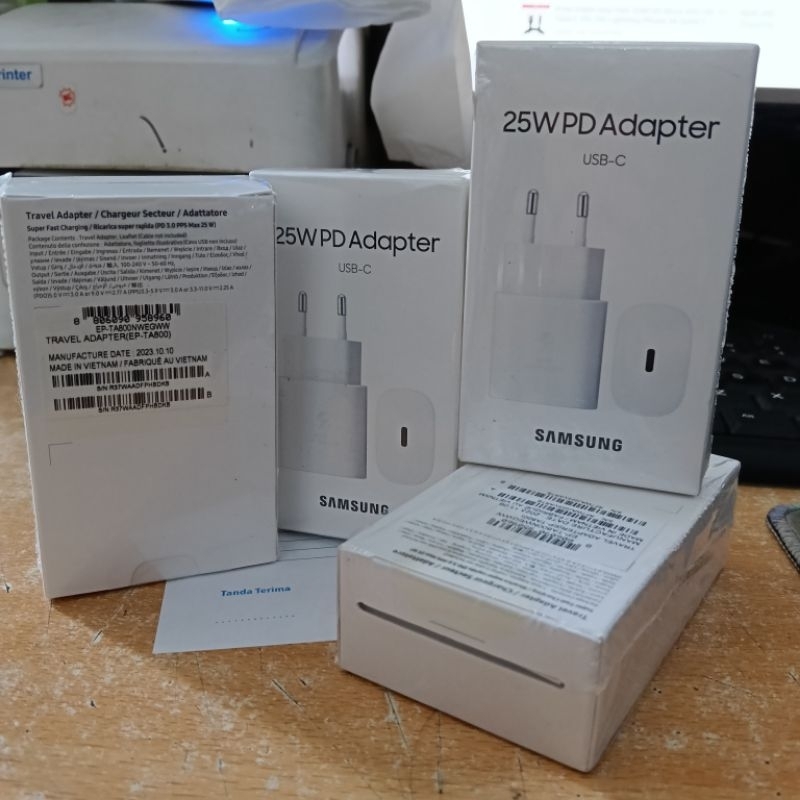 Original Samsung 25W USB C Charger Adapter, Official Guarantee | Shopee ...