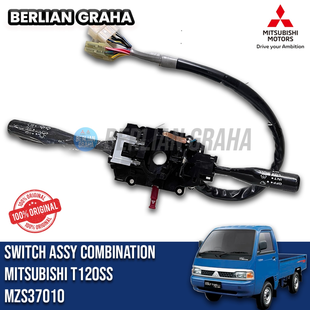 Original Mitsubishi T120ss Turn Signal Switch and Wiper | MZS37010 ...