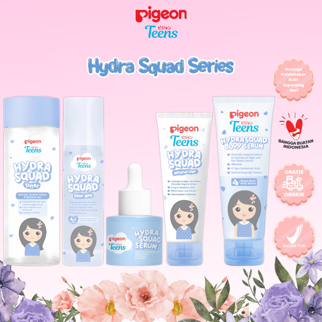 Pigeon Teens Hydra Squad - Toner | Face Mist | Serum | Moisturizer ...