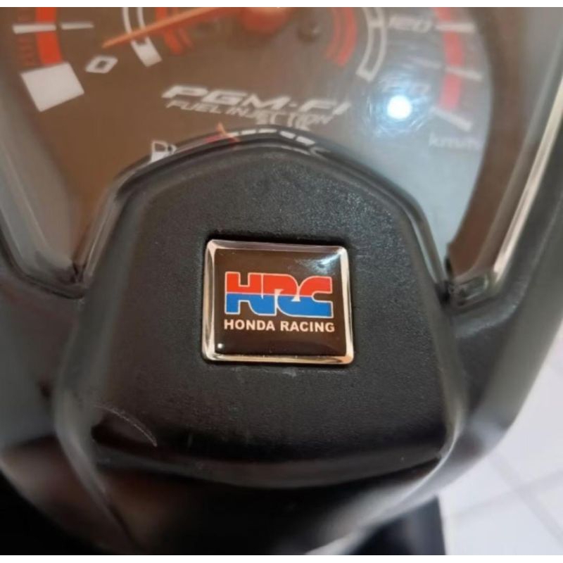 The Honda HRC motorbike speedometer Emblem is flexible | Shopee Malaysia