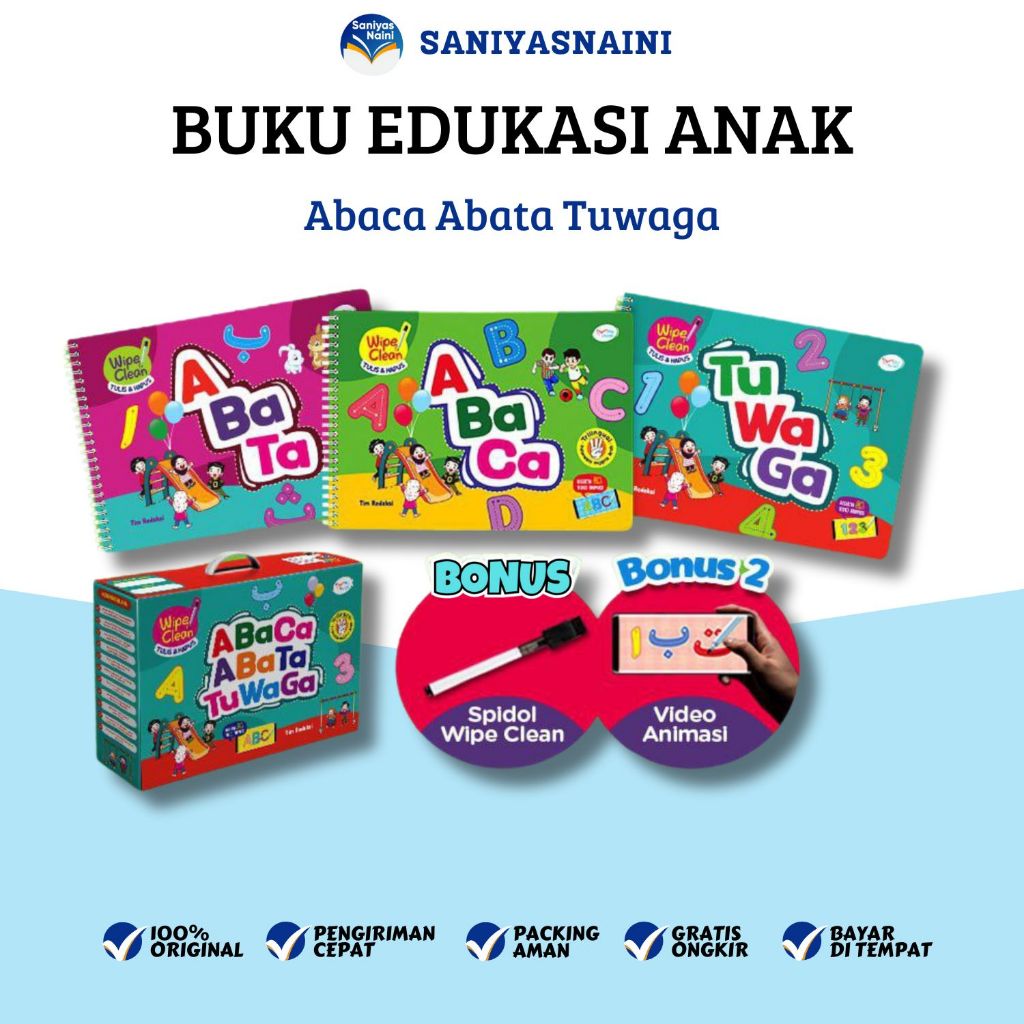 Ziyadbooks Official Children's Learning Book Abaca Abata Tuwaga Getting ...