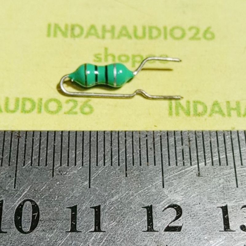 HITAM Inductor 1/2w 10uh 10% brown black black silver winding inductor ...