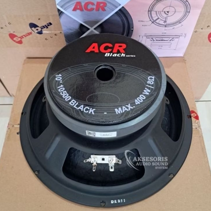 Speaker ACR 10 Inch 10500 Black 400 Watt | Shopee Malaysia