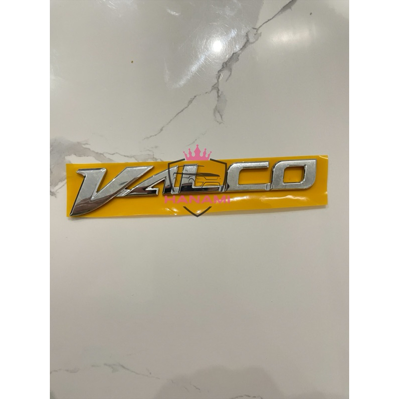 ORIGINAL toyota etios valco trunk size valco Logo Emblem | Shopee Malaysia