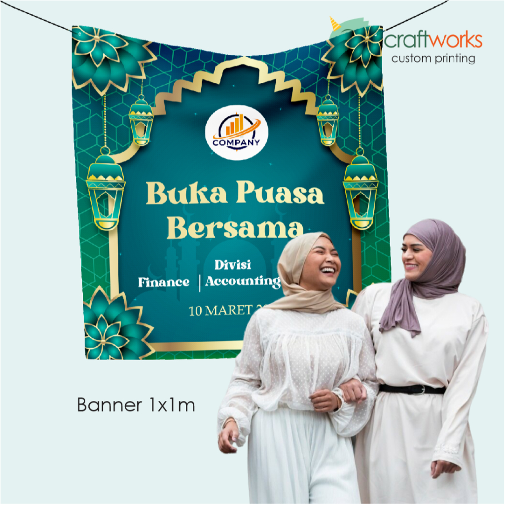 Custom BANNER OPENING | Bukber | Backdrop | Shopee Malaysia