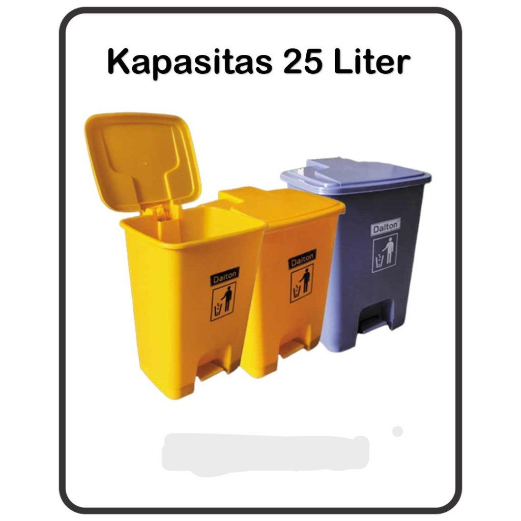 25 liter plastic trash can | Shopee Malaysia