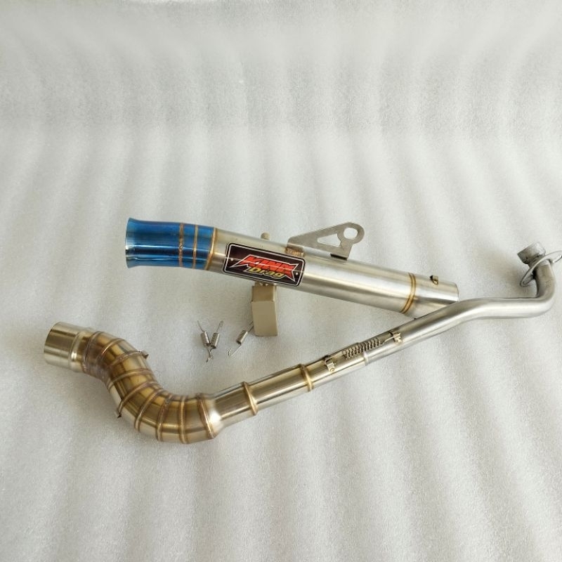 King drag BLUE TIP SUPER open spec TUBE TYPE inlet 51mm for Wave 100 ...