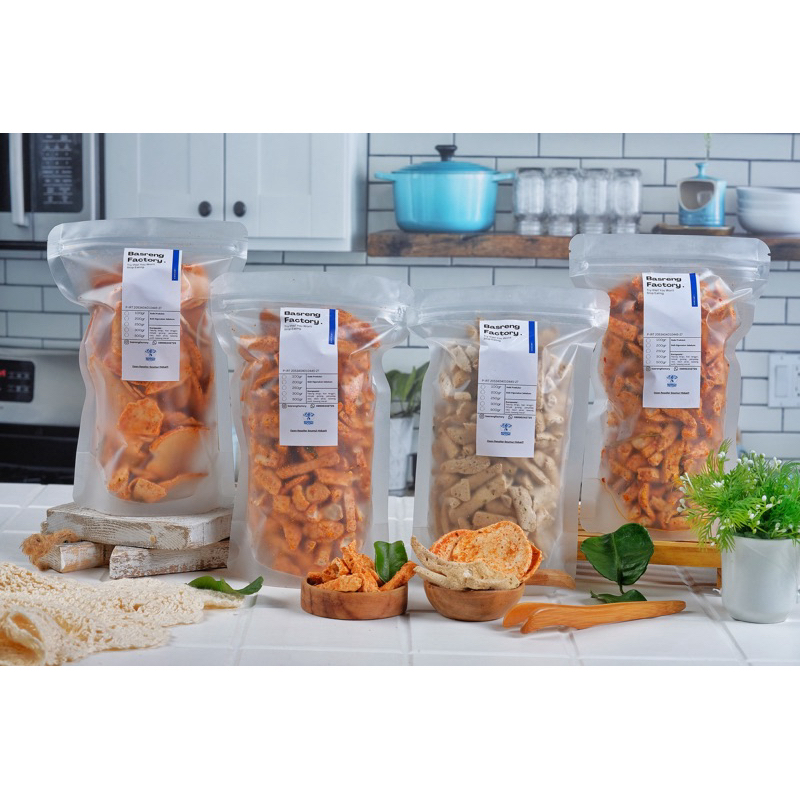 BASRENG 500g packaging (original, spicy, extra spicy) | Shopee Malaysia
