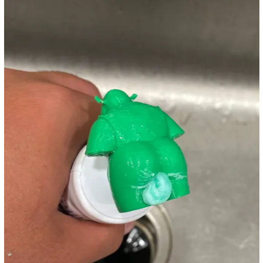 Pooping Shrek Toothpaste Cap Lid Lid Shrek Shape Toothpaste Lid ...