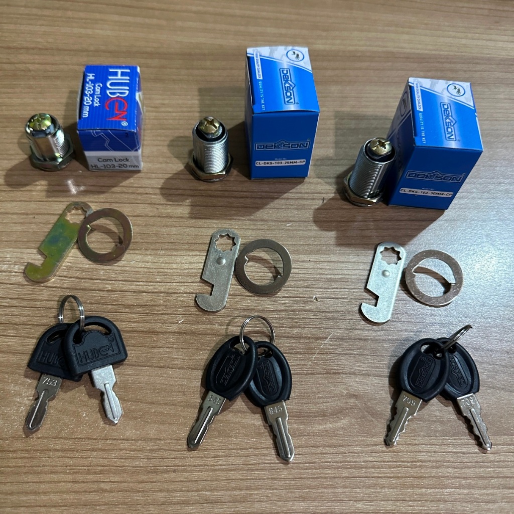 Camlock DEKKSON CL 103 Cam Lock 103 Furniture Lock CL103 Camlock DEKKSON 20mm Drawer Lock ...