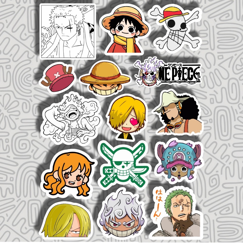 Onepiece Zoro Sticker || One piece anime laptop Sticker | Shopee Malaysia