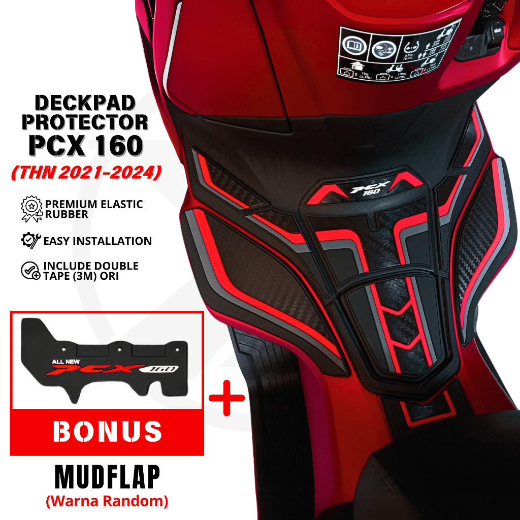 Deckpad PCX 160 - TANKPAD HONDA PCX 160 - ACCESSORIES DECK PAD PCX 160 ...