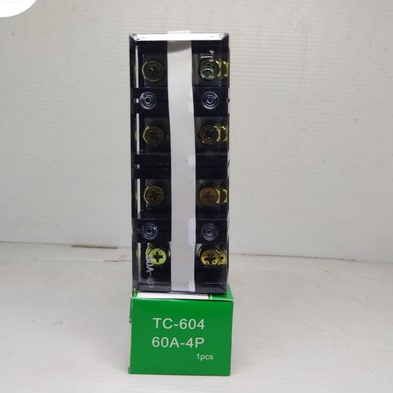 Tc-604 Terminal Block 60A 4P Electrical Terminal | Shopee Malaysia