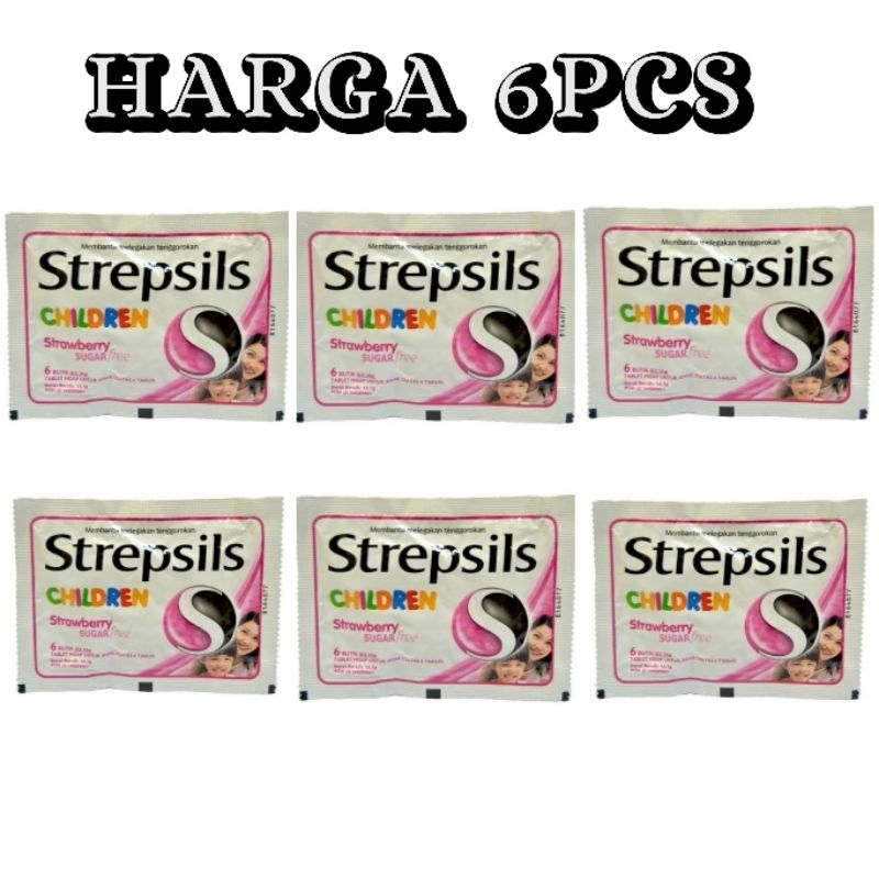 Strepsils Children 6+ Contains 6s x6 Pack - Throat Lozenges for ...