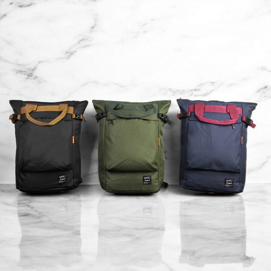 ANT PROJECT - MOBIUS 2 in 1 Black Men's Backpack - Men's Backpack 2 ...